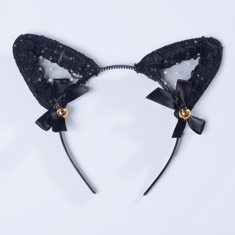 Wholesale New Cat Ears Lace With Bells Erotic Lingerie Uniform