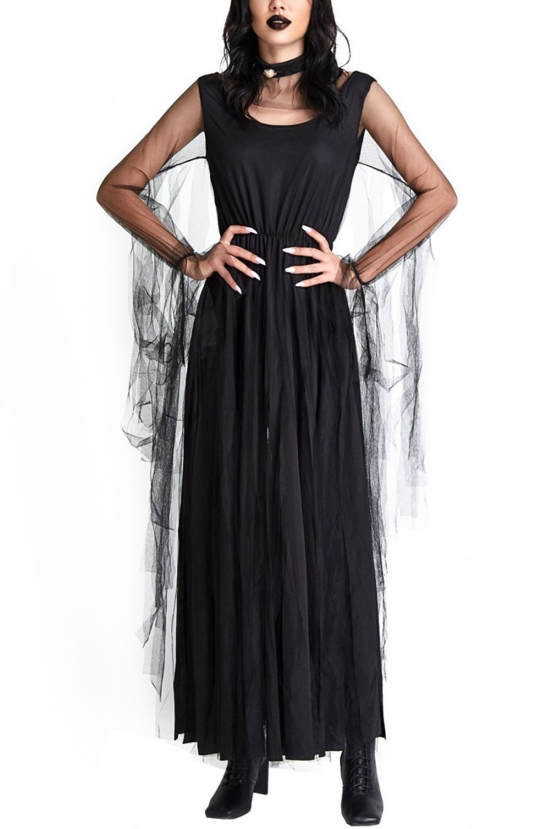 Wholesale Halloween new mesh spliced cosplay thriller vampire bride ...