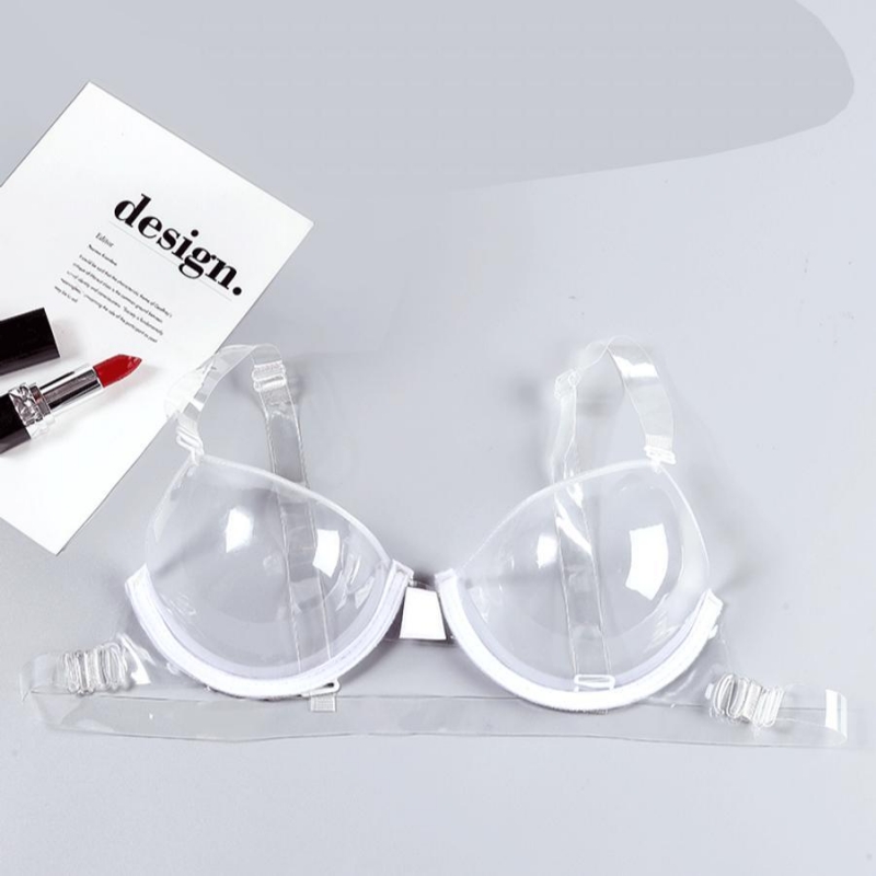 Wholesale Fully transparent bra (with underwire)32a available for a\b\c ...