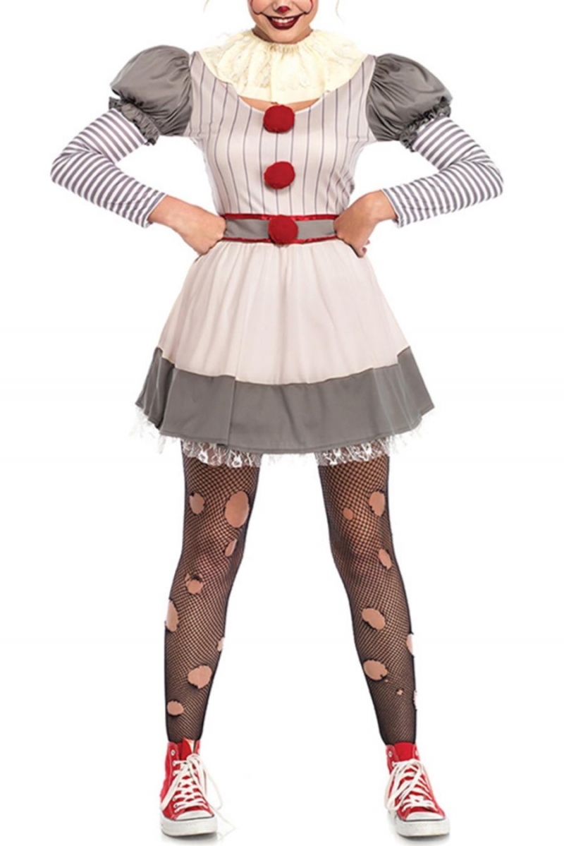 Wholesale Halloween lace trim cosplay clown costume(no tights) GA009488 ...