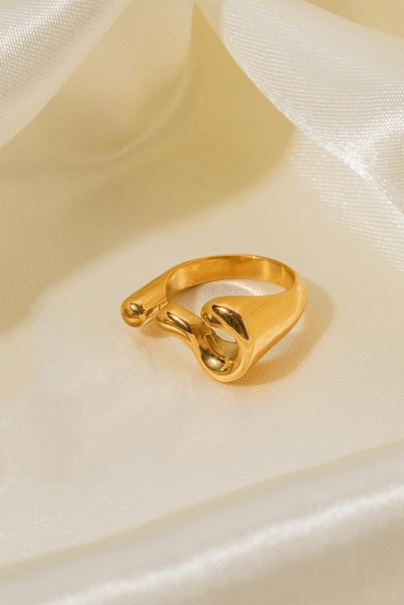 Wholesale One pc stainless steel question mark ring(length:1.73cm ...