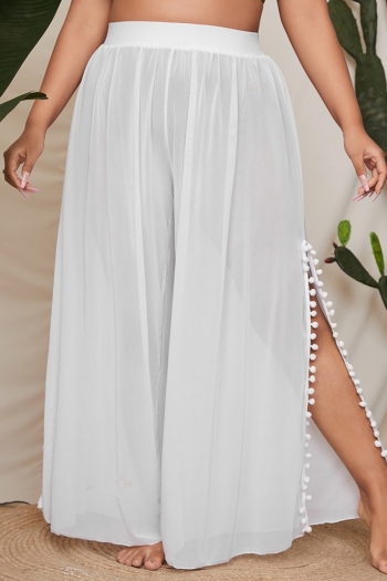 Wholesale XL-4XL plus size new 2 colors mesh patchwork slight stretch ...