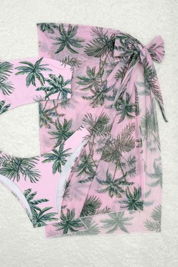 Wholesale Sexy coconut tree printing padded one shoulder one-piece ...