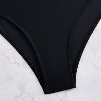 Wholesale S-XL new patchwork padded backless one-piece swimsuit ...