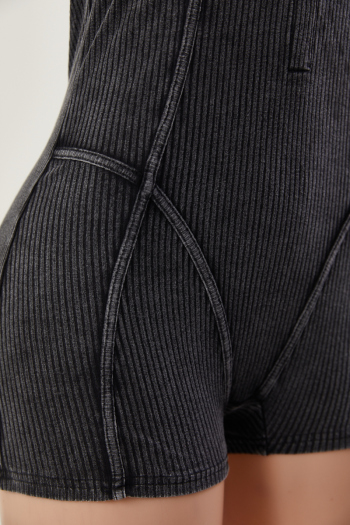 Wholesale Sexy slight stretch 4 colors solid color deep v-neck playsuit ...