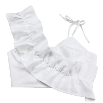 Wholesale Stylish plus-size slight stretch ruffle tops & 4-color pants ...