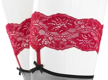 Wholesale Stretch lace garter design mesh stockings GA006380 ...