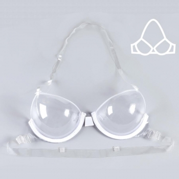 Wholesale Fully transparent bra (with underwire)32a available for a\b\c ...