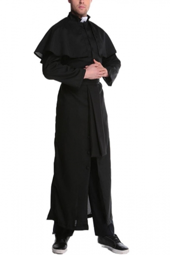 Wholesale Halloween for man simple cosplay priest costume(with shawl ...