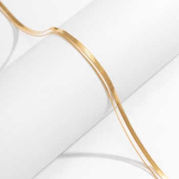 Wholesale One pc two layer metal simple thin body chain(length:68+25cm ...