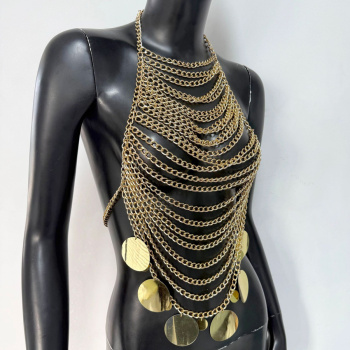 Wholesale One pc new multi-layer metal chain sequin decor music ...